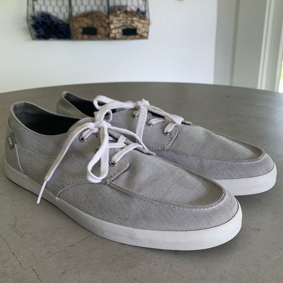 Reef | Shoes | Reef Deck Hand White Striped Beach Summer Vacation ...